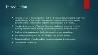 smoking - food microbiology drying method | PPTX | Barbecues and ...