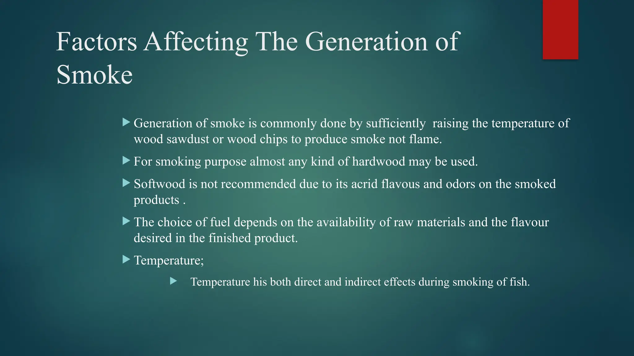 Smoking - food microbiology drying method | PPTX