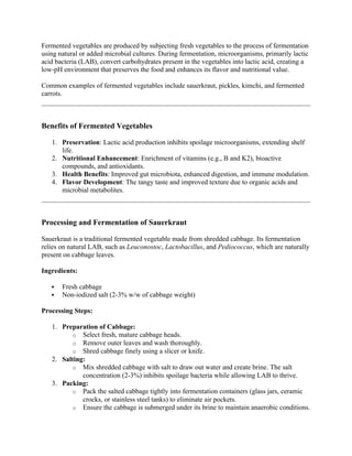 Food microbiology is a study of the micro-organisms that cause loss of ...