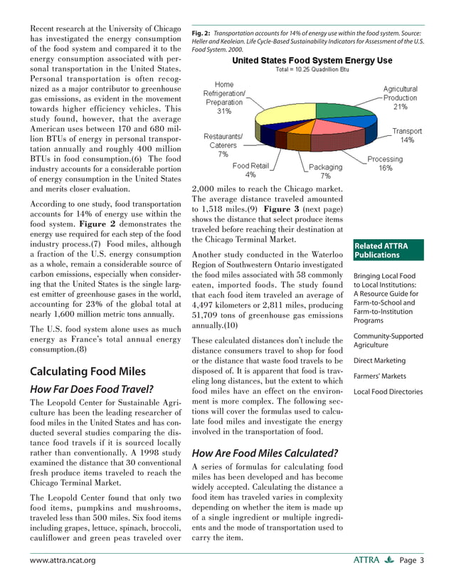 Food Miles: Background and Marketing | PDF