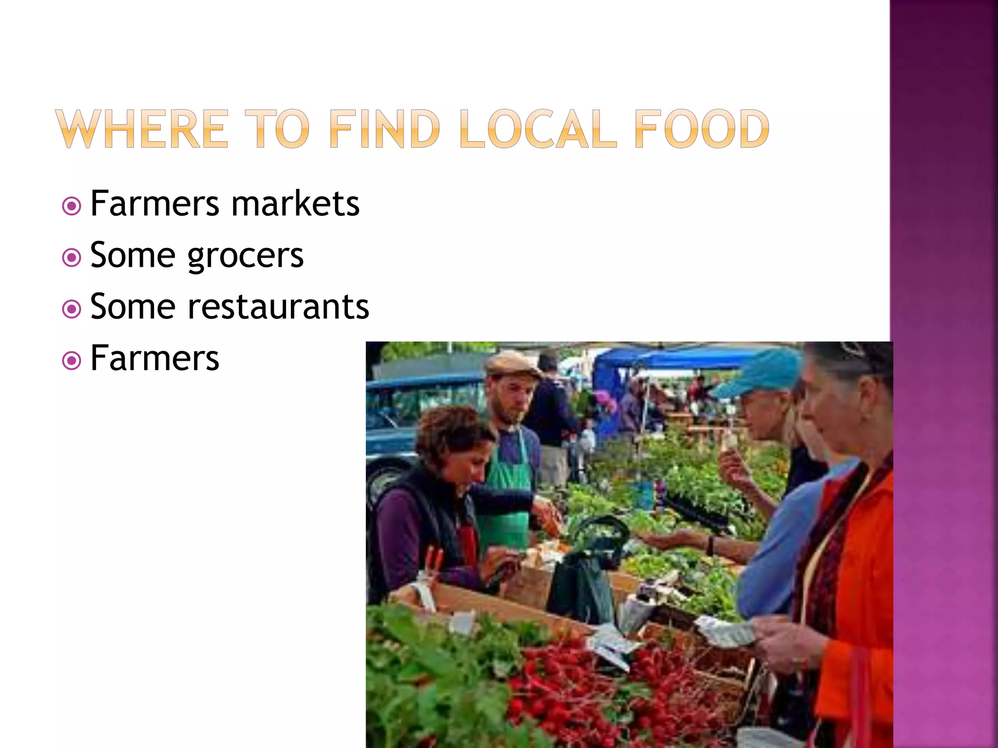 Food miles and local foods | PPTX