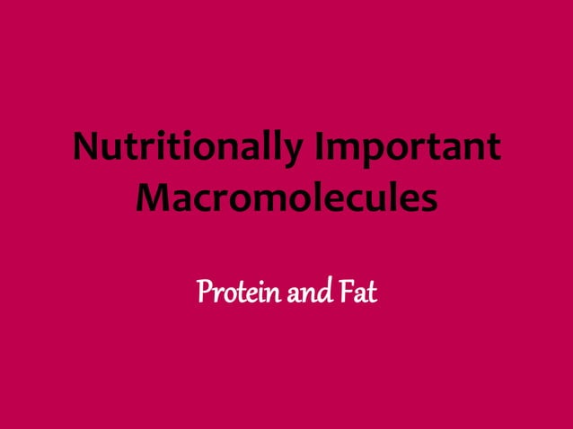 Medical Biochemistry | Food and Nutrition | Nutritionally Important ...