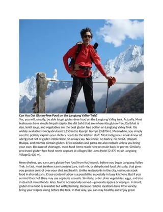 food on Langtang Valley Trek. .docx