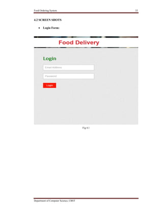 Food ordering System | PDF
