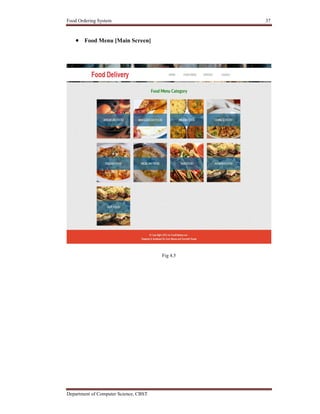 Food ordering System | PDF