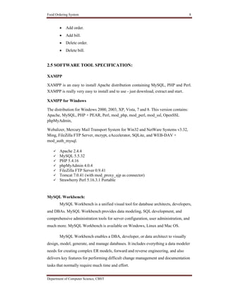 Food ordering System | PDF