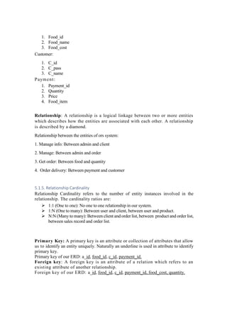 Food ordering system for red bd csc 397 | PDF