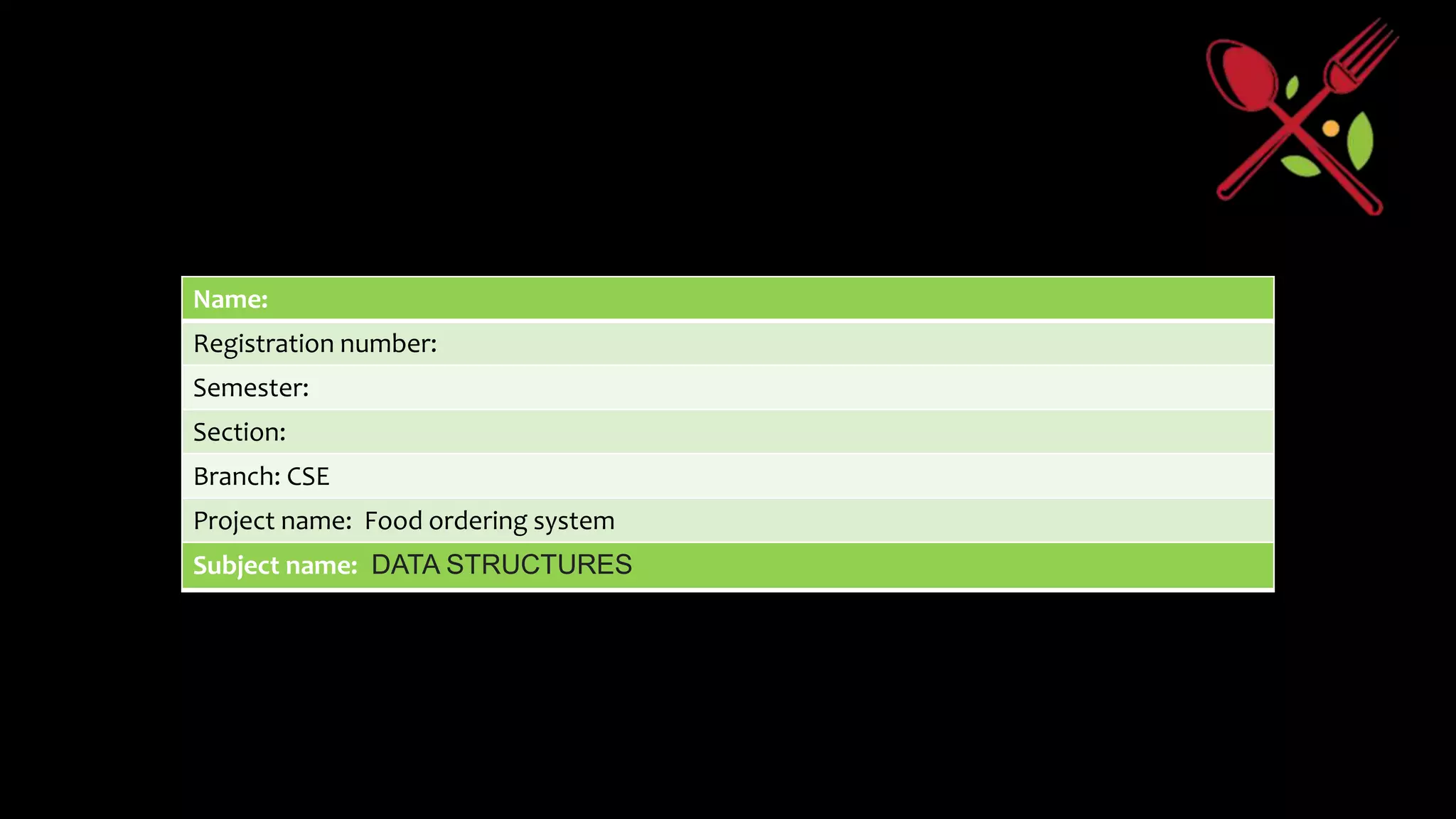 Food Ordering System | PPT