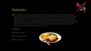 Food Ordering System | PPT