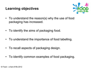 Food pacakaging | PPT
