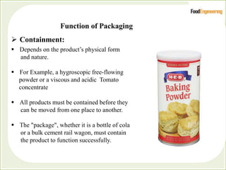 Food packaging | PPTX