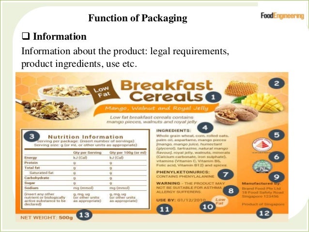 Food packaging