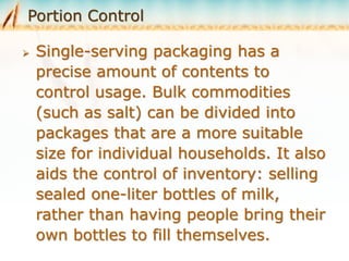 Food packaging presentation | PPTX