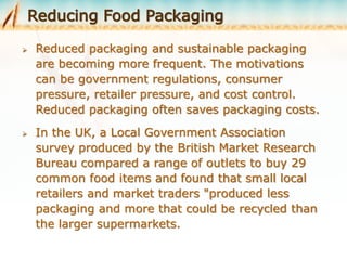 Food packaging presentation | PPTX
