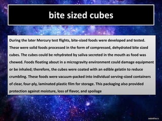 Food packaging .. space food | PPTX