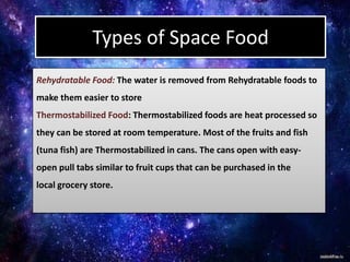 Food packaging .. space food | PPTX
