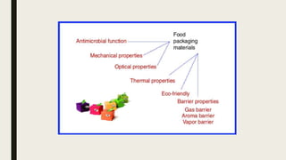 Food packaging properties and benefits | PPTX
