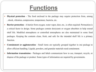 Food packaging | PPT