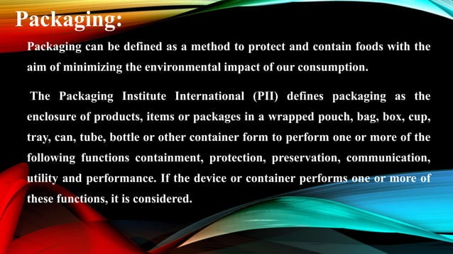 Legislative and Safety Aspects of Plastic Food Packaging and potential ...