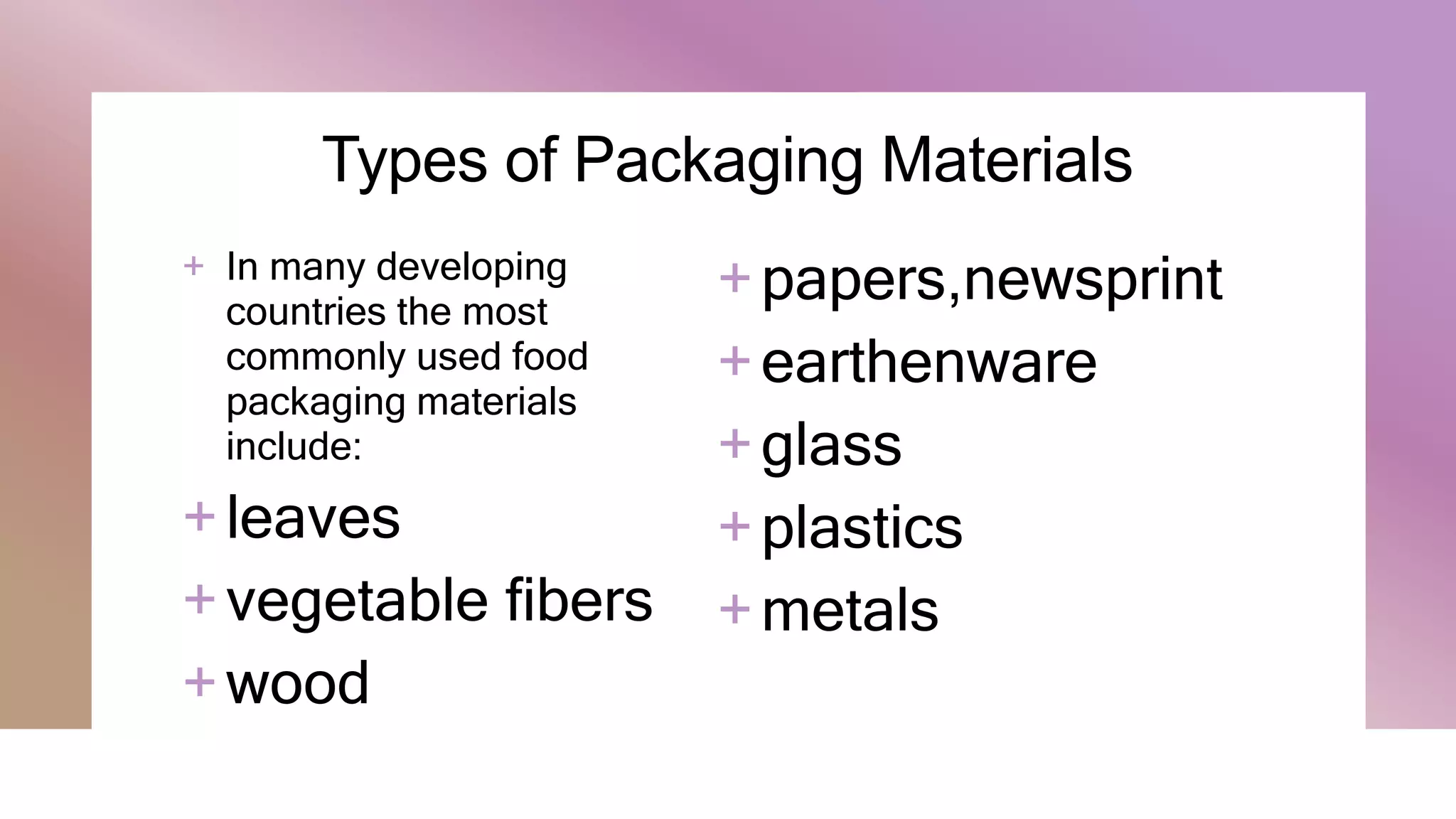Food Packaging.pptx