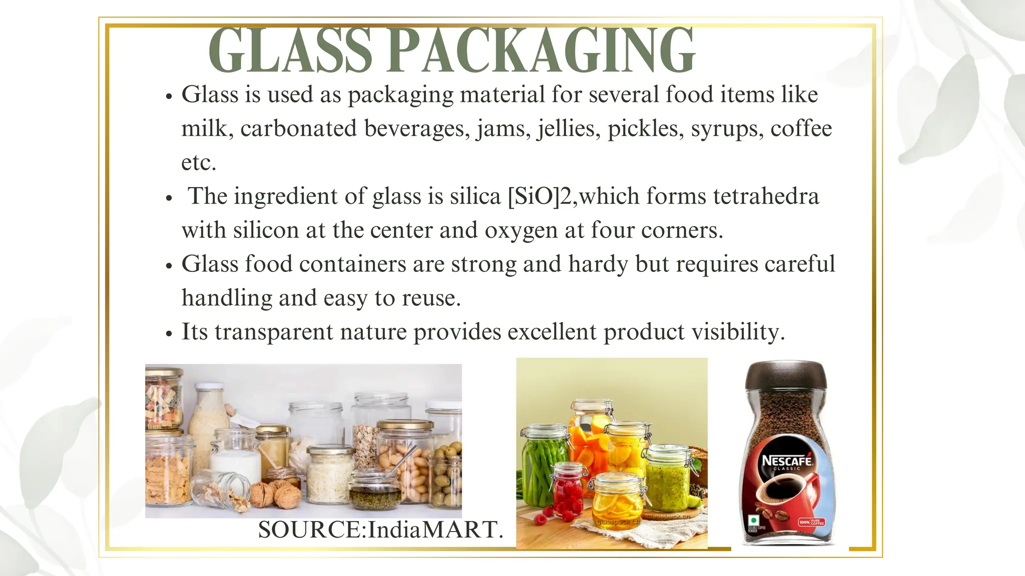 Food Packaging, importance, principle, types. | PDF