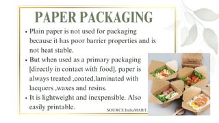 Food Packaging, importance, principle, types. | PDF