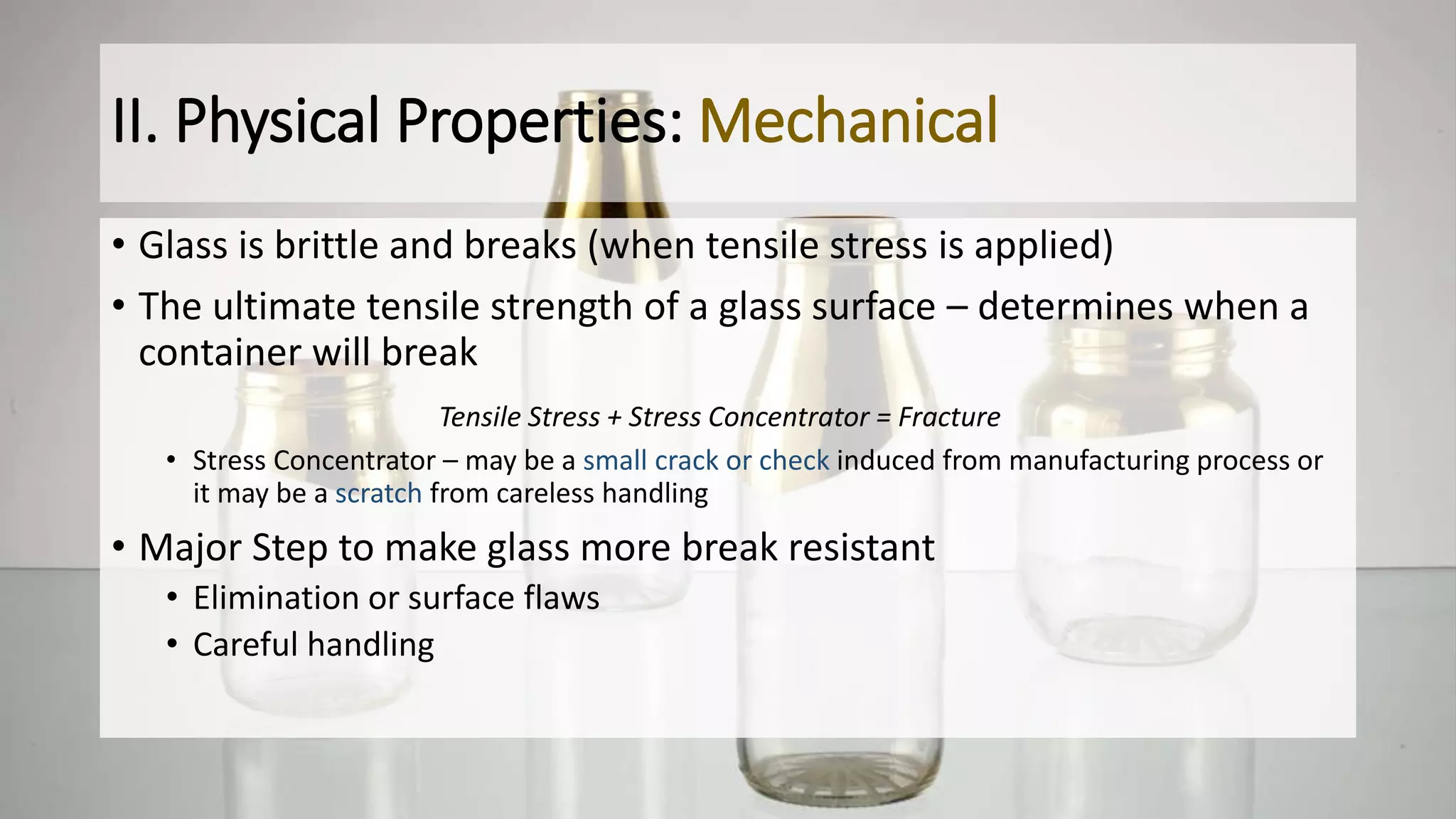 Glass Packaging Materials | PPTX