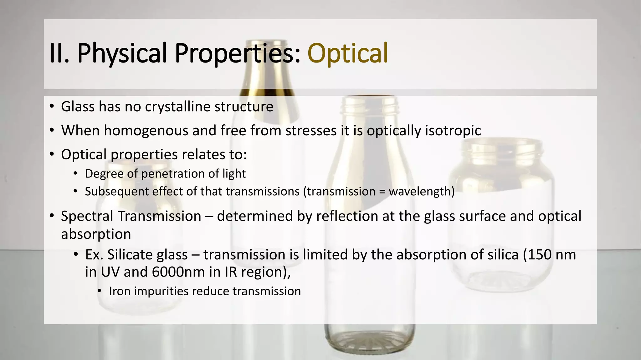 Glass Packaging Materials | PPTX