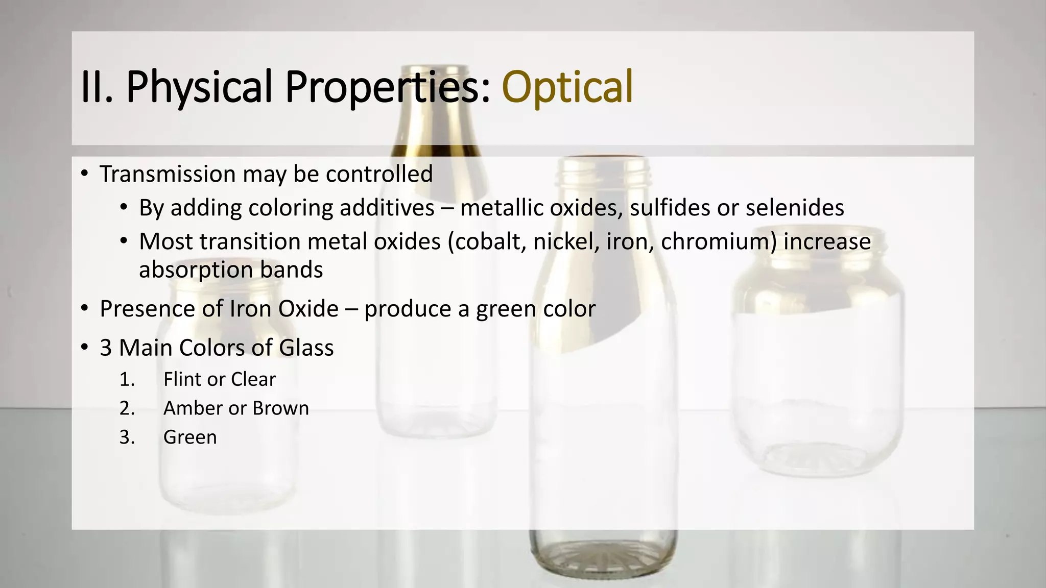 Glass Packaging Materials | PPTX