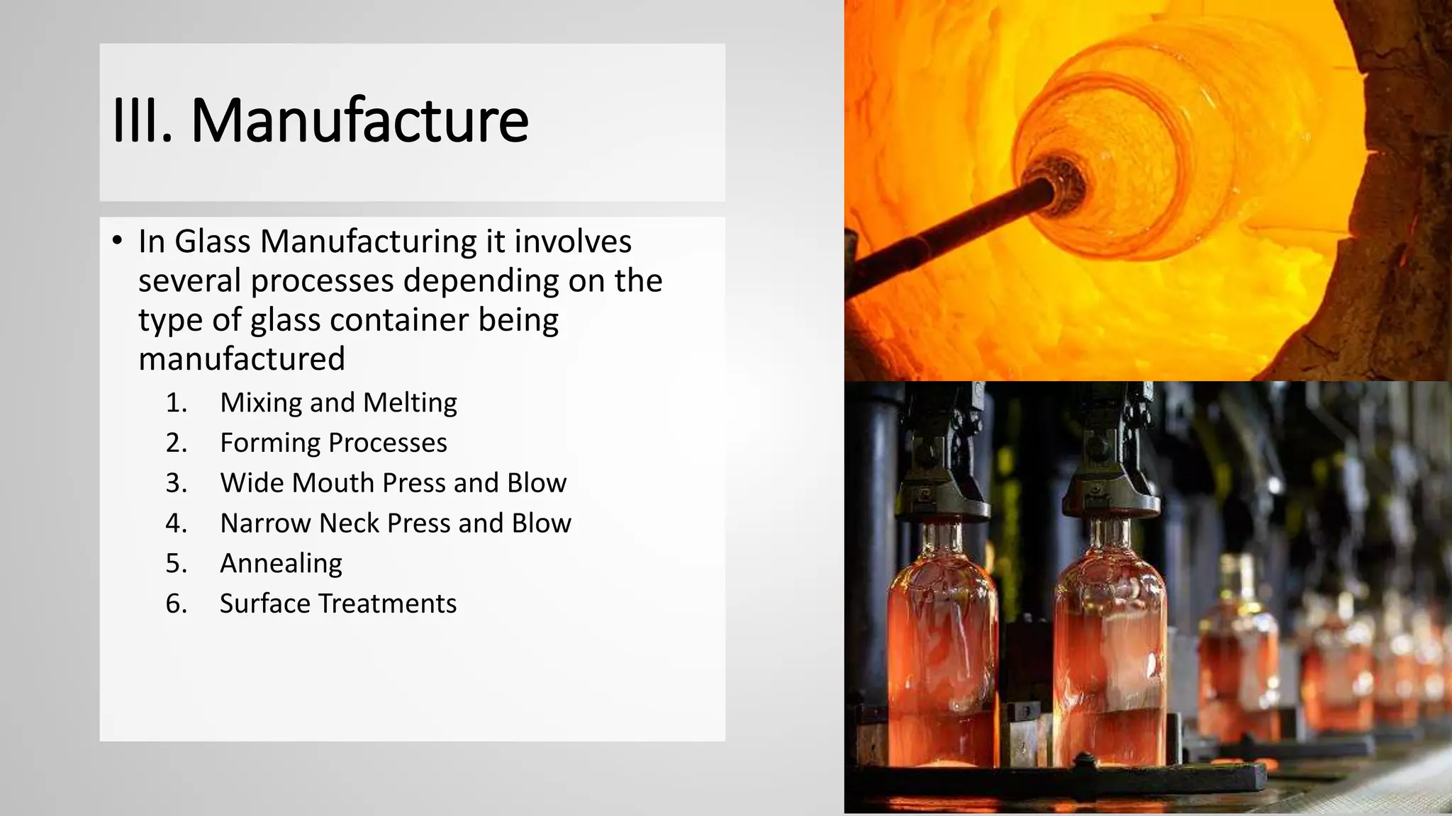 Glass Packaging Materials | PPTX