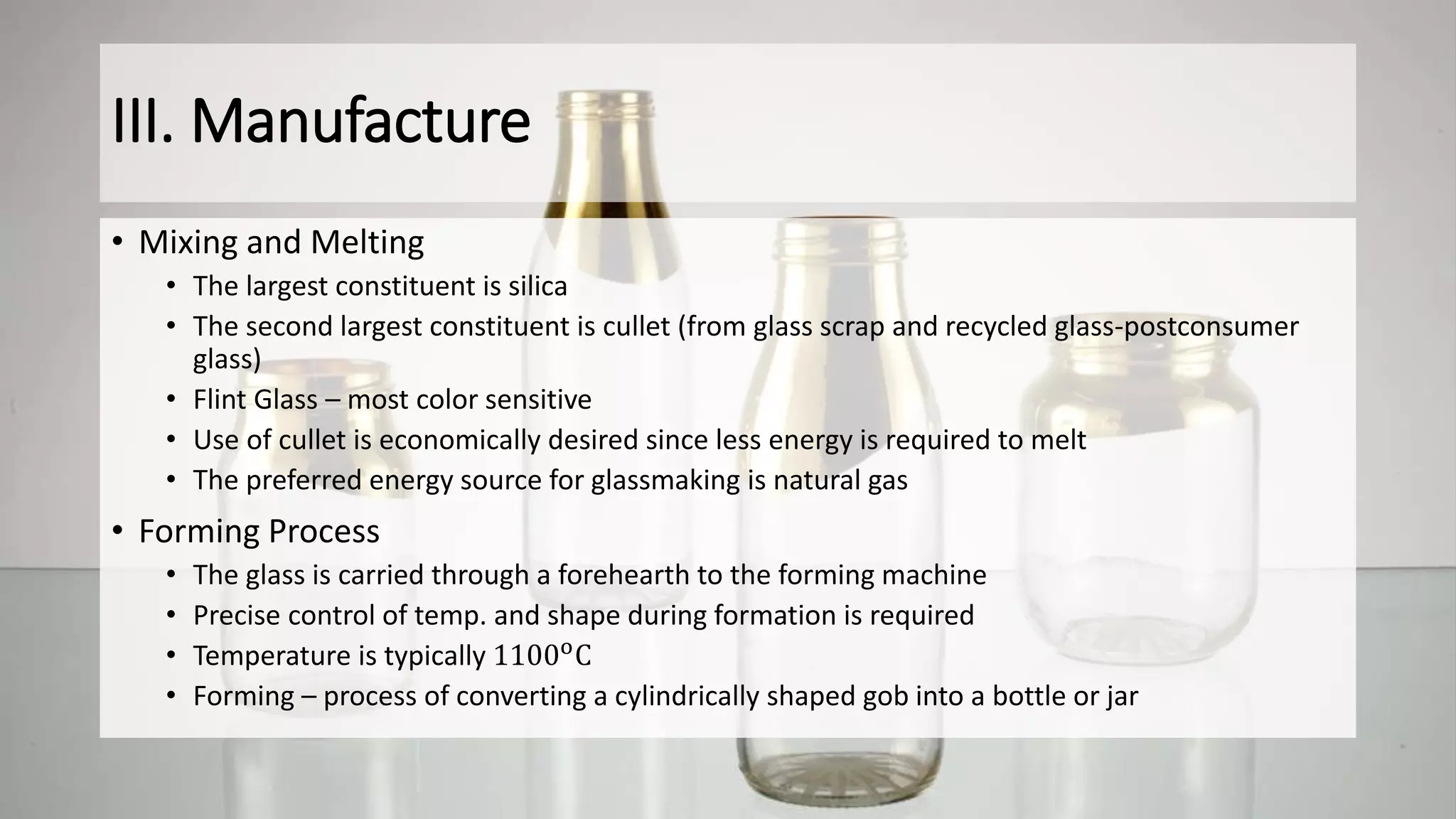 Glass Packaging Materials | PPTX