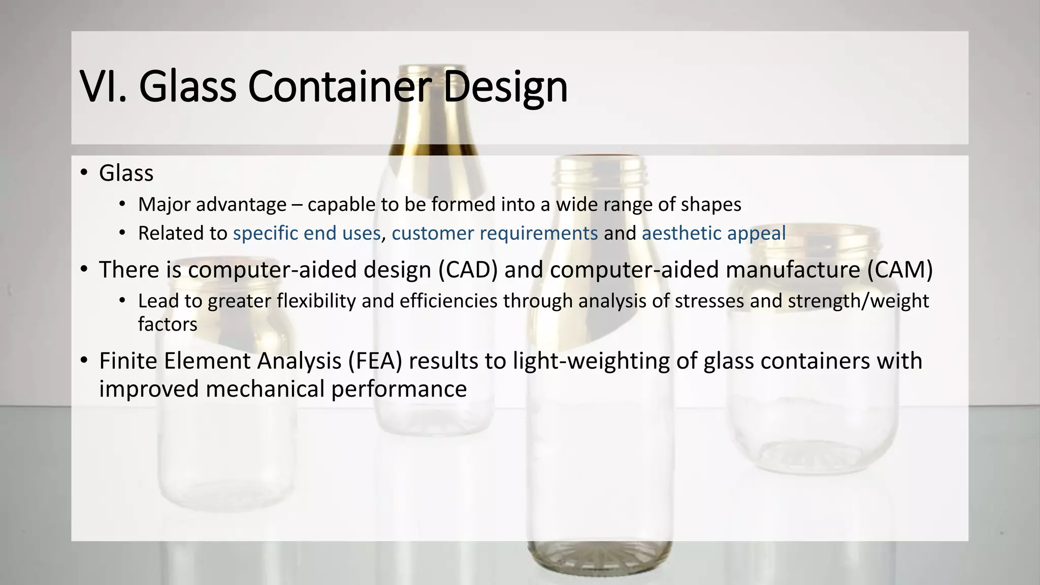 Glass Packaging Materials | PPTX