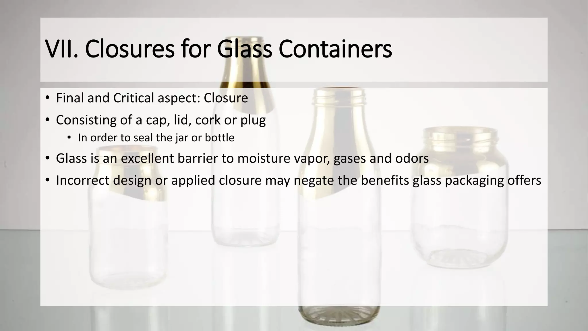 Glass Packaging Materials | PPTX