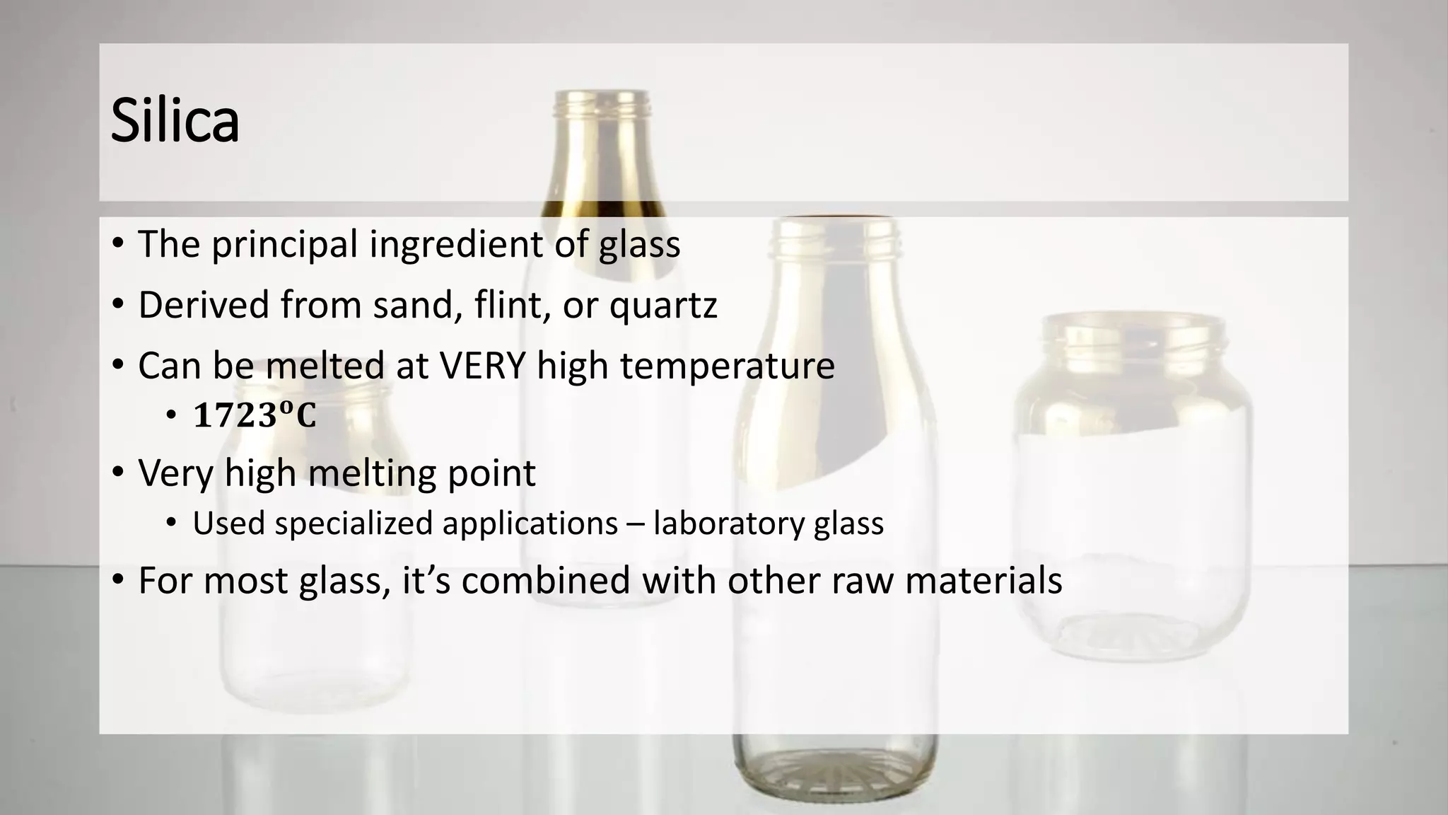 Glass Packaging Materials | PPTX