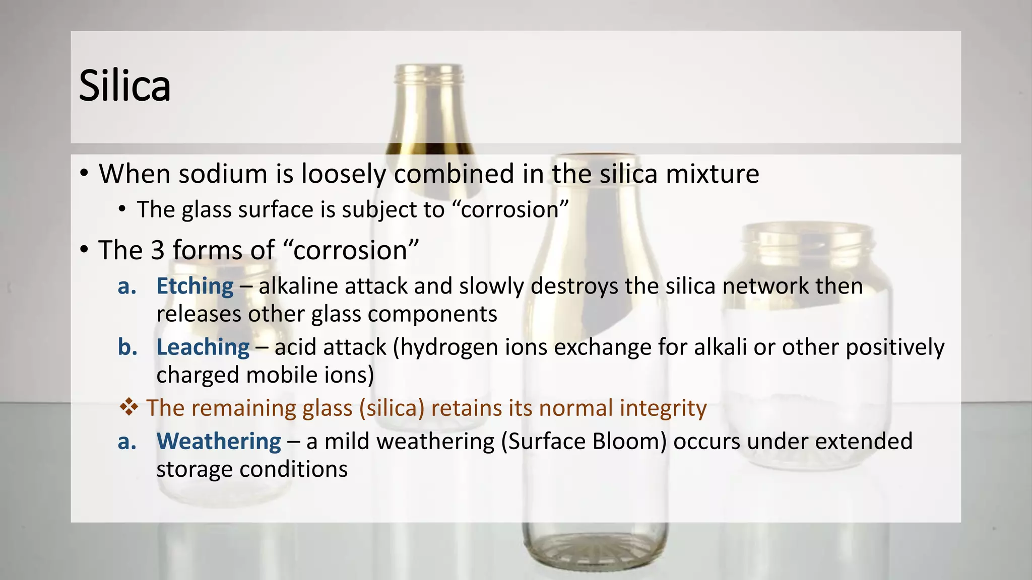 Glass Packaging Materials | PPTX