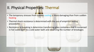 Glass Packaging Materials | PPTX