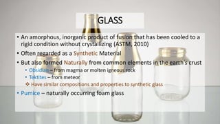 Glass Packaging Materials | PPTX