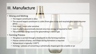 Glass Packaging Materials | PPTX