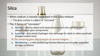 Glass Packaging Materials | PPTX