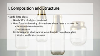 Glass Packaging Materials | PPTX