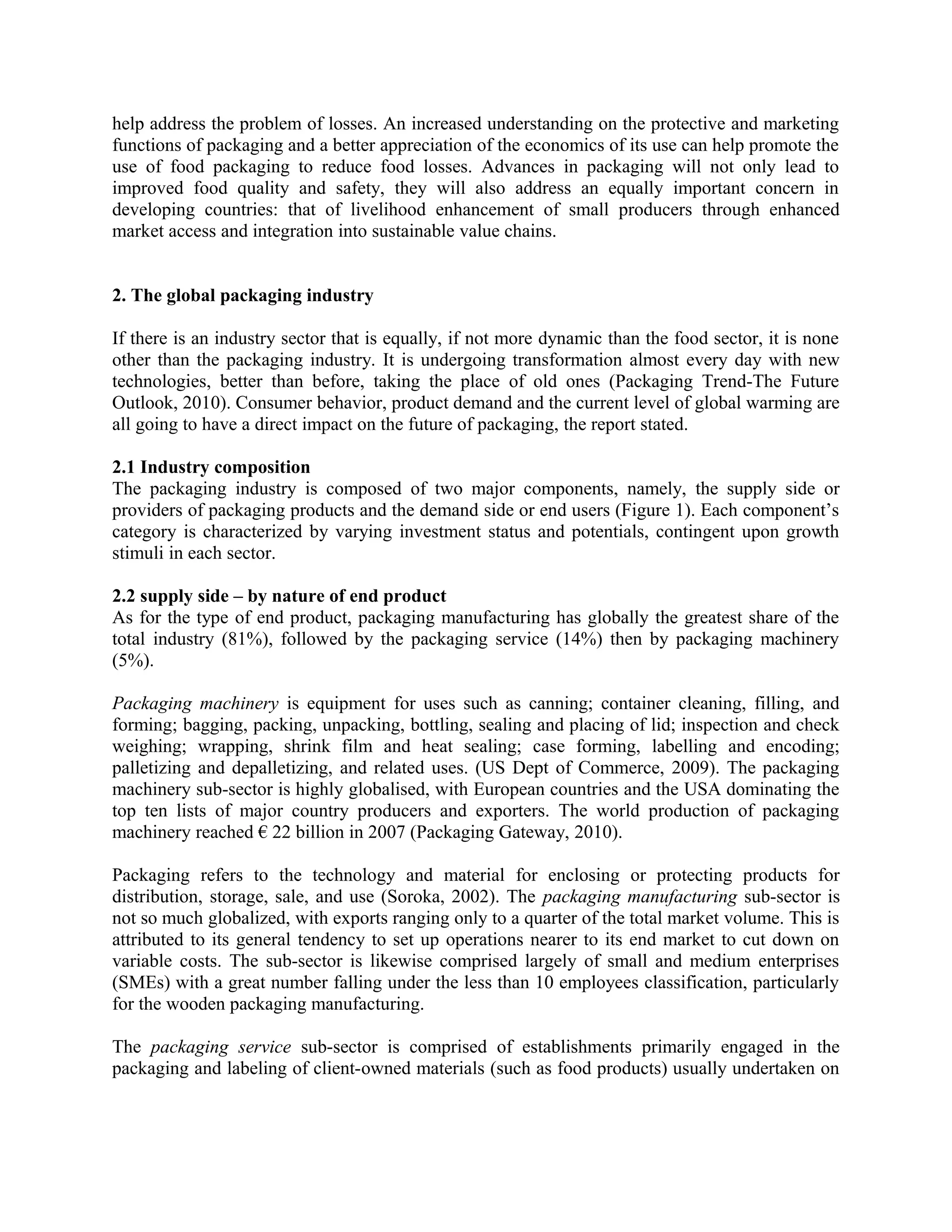 Food packaging and labelling | DOC