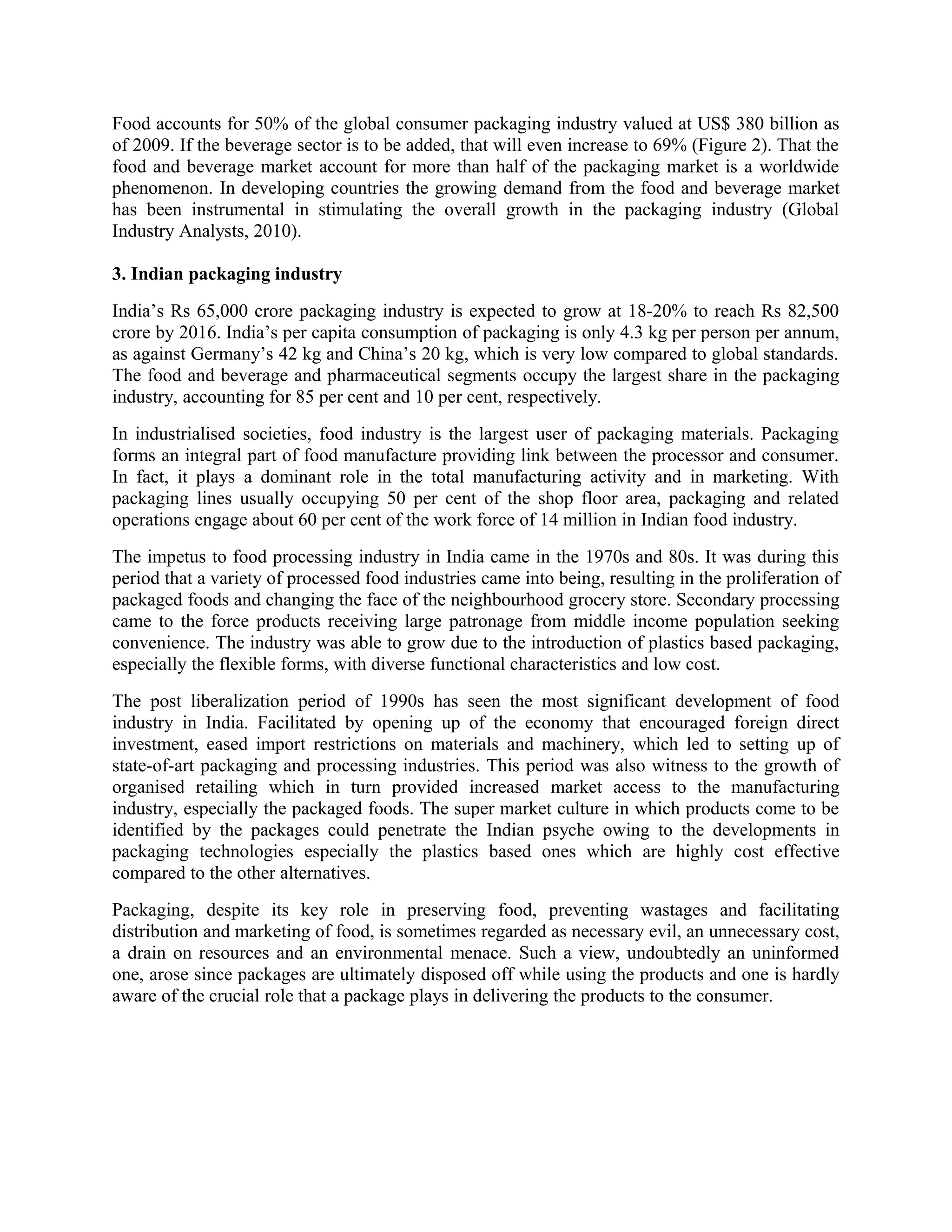 Food packaging and labelling | DOC