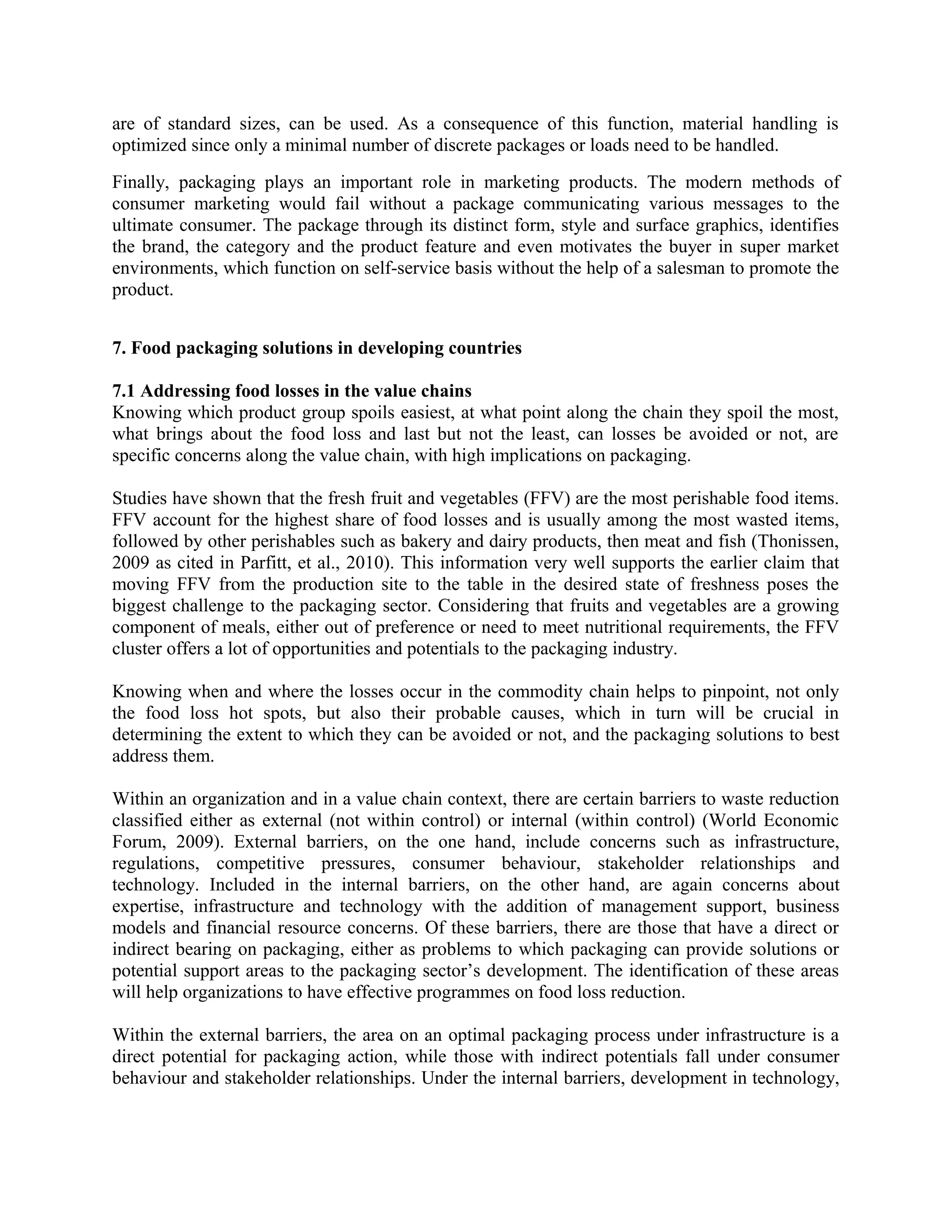 Food packaging and labelling | DOC