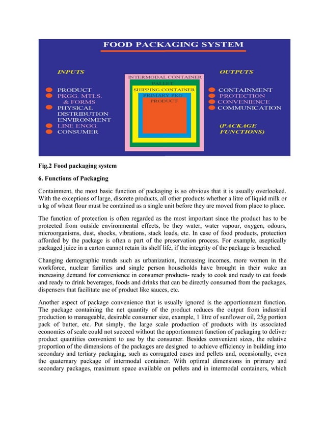 Food packaging and labelling | DOC