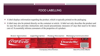 FOOD PACKAGING AND LABELLING (Food Safety and Standards).pptx