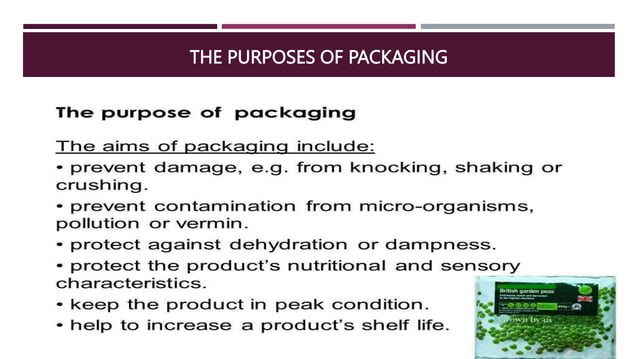 FOOD PACKAGING AND LABELLING (Food Safety and Standards).pptx ...