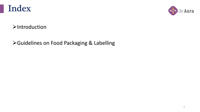 Food Labeling Requirements | Food Packaging Guidelines | PPTX