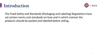 Food Labeling Requirements | Food Packaging Guidelines | PPTX