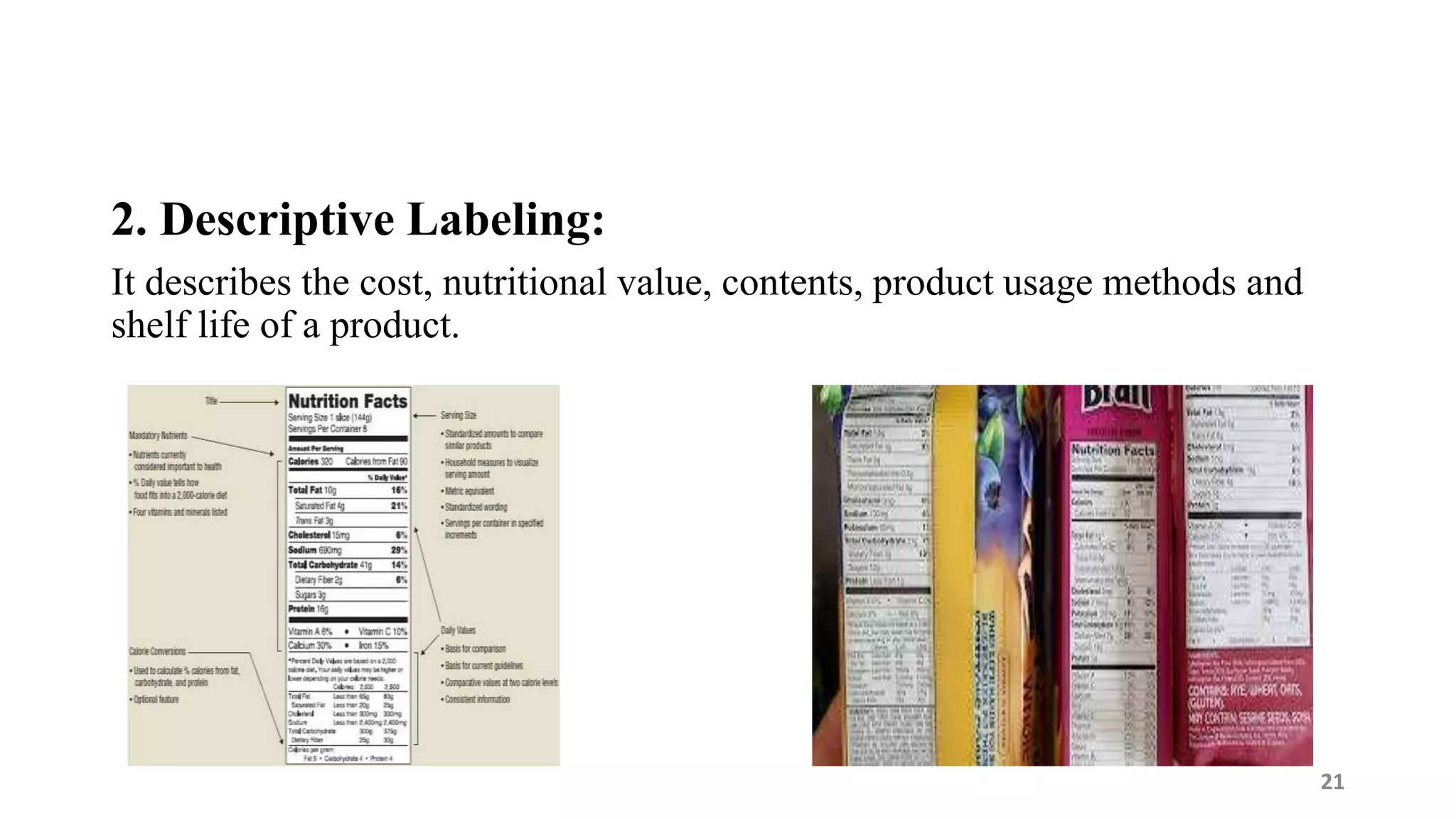 Food Packaging types and methods of food labeling.pptx