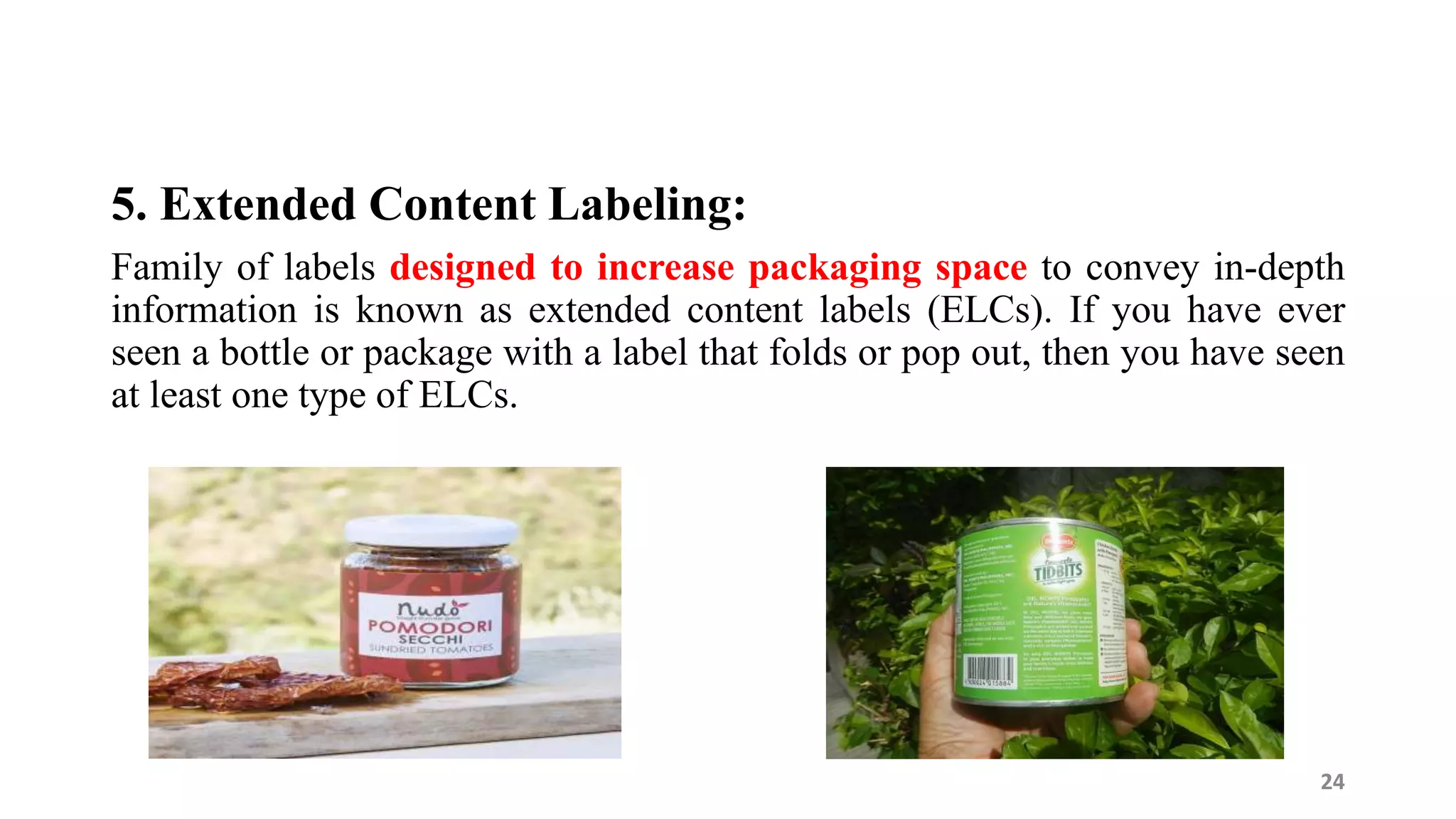 Food Packaging types and methods of food labeling.pptx